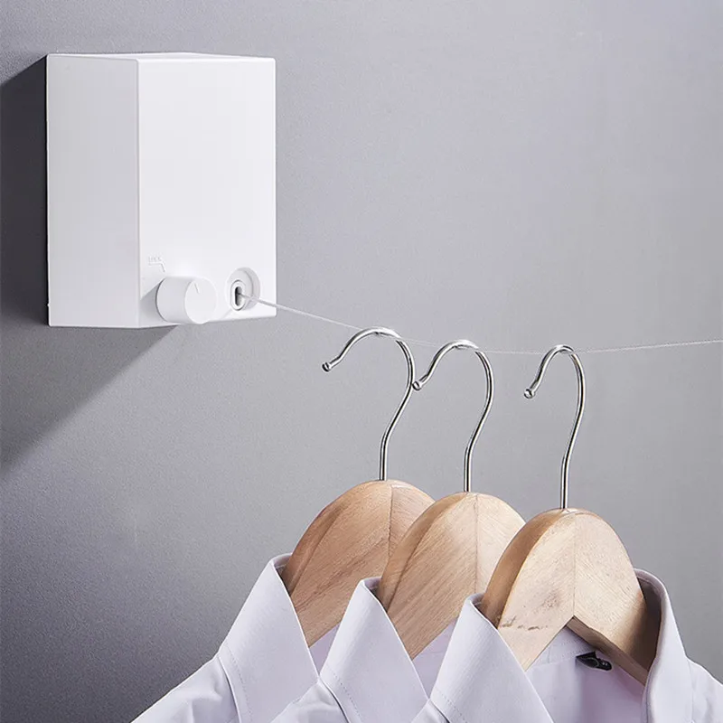 Stainless-Steel-Retractable-Wall-Mounted-Laundry-Dryer-Clothes-Line ...