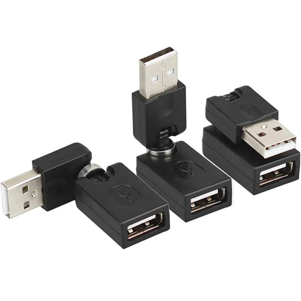 360-degree-free-rotation-USB-male-to-female-adapter-USB-male-to-female ...