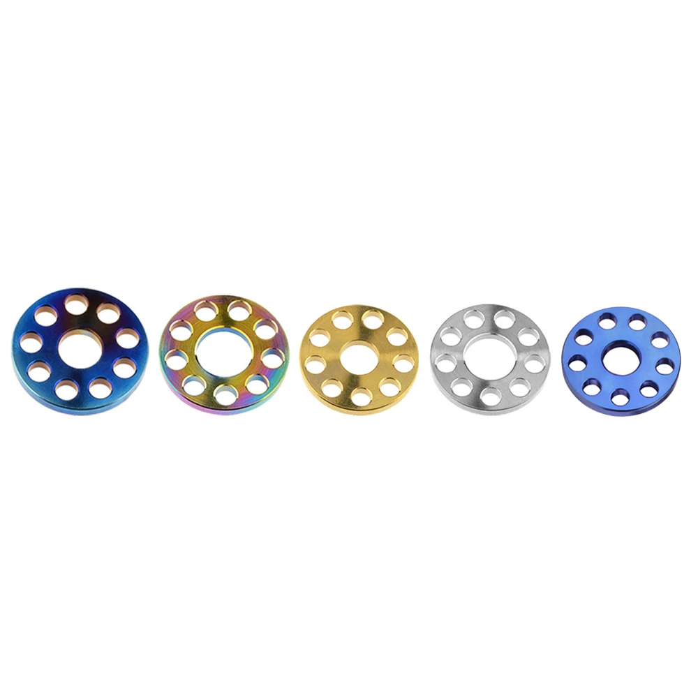 10Pcs Ti M6 M8 M10 Titanium Drilled Bolt Spacer Washer for Motorcycle ...