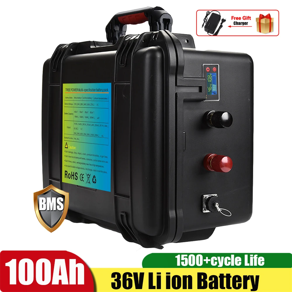 Lithium Ion Battery 36v 100ah | Lithium Ion Battery 36v 60ah | Lithium Battery Fishing ...