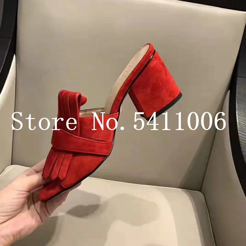 Женские туфли без задника; фирменный дизайн; сандалии из овечьей замши ...