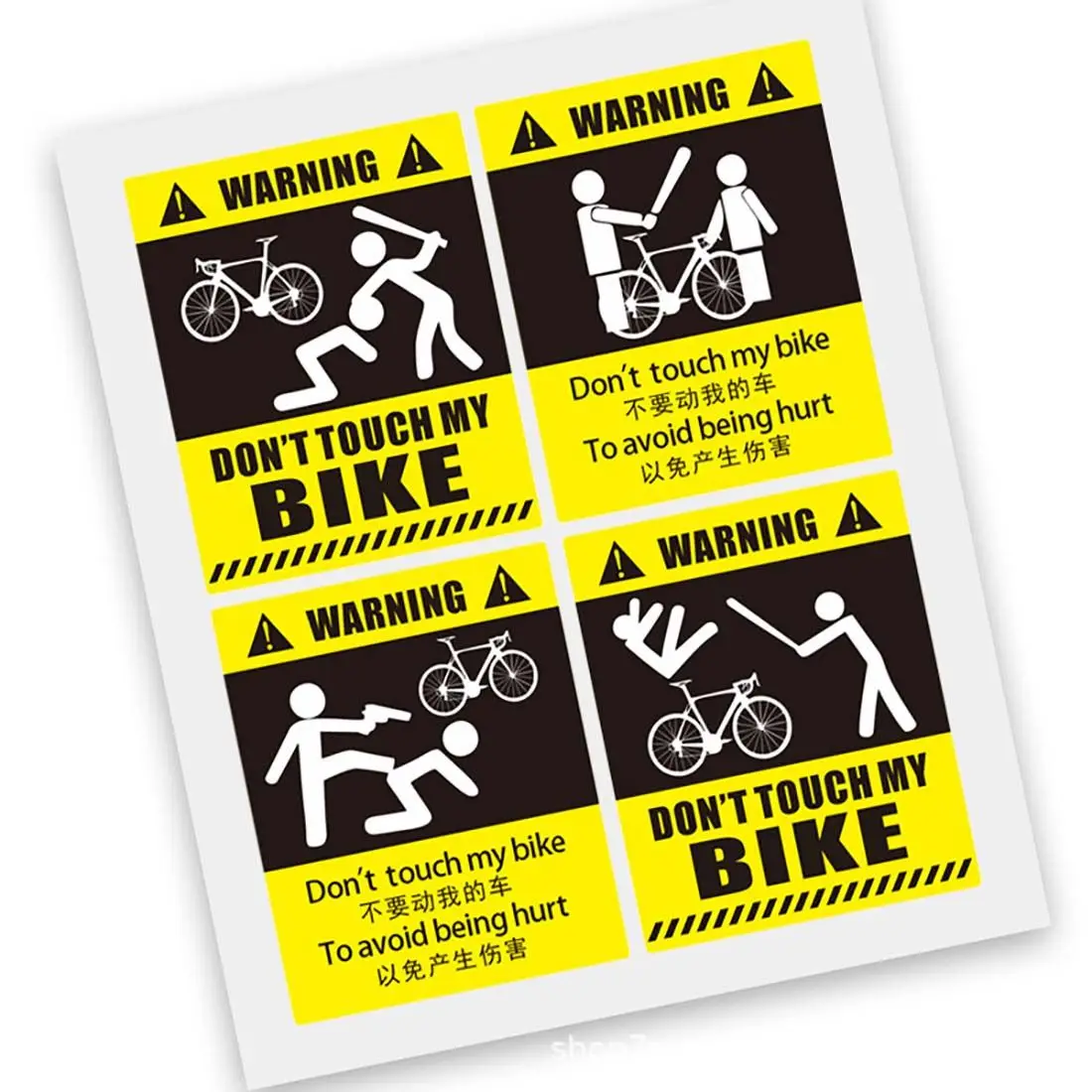 Bicycle-Don-t-Move-My-Bike-Warning-Sticker-Mountain-Bike-Frame ...