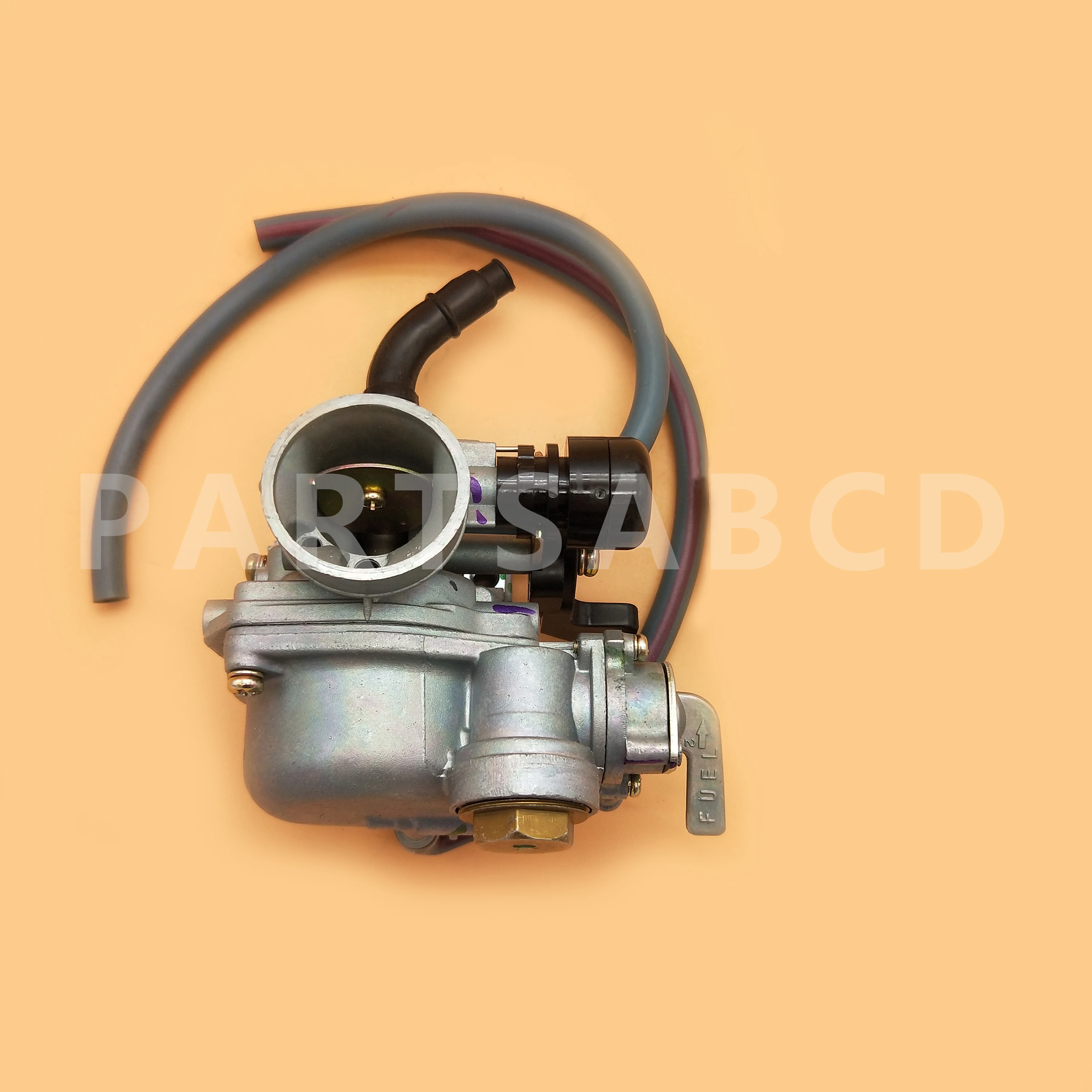 PZ17 Motorcycle Carburetor 17mm Hand Choke With Petcock Fuel Switch For ...