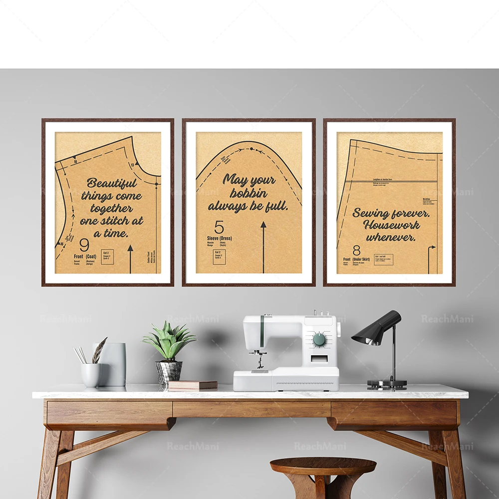 Sewing-room-sewing-pattern-art-prints-sewing-proverbs-sewing-posters ...