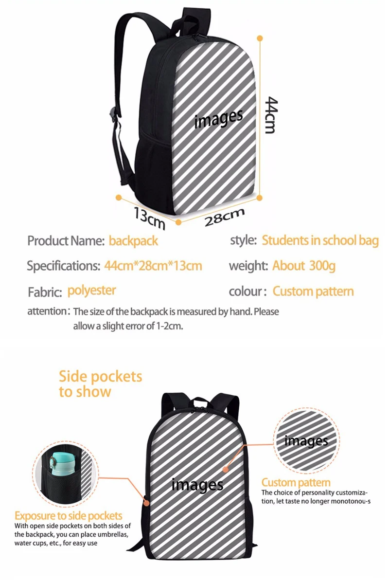 WHEREISART Twenty one pilots Print School Bags Backpacks Rucksack Black ...