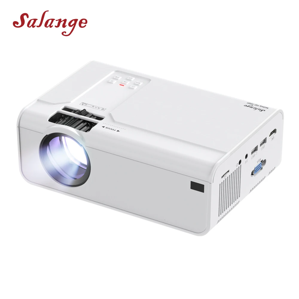 Salange P60 Led Projector For Home Theatre System Portable Proyector ...