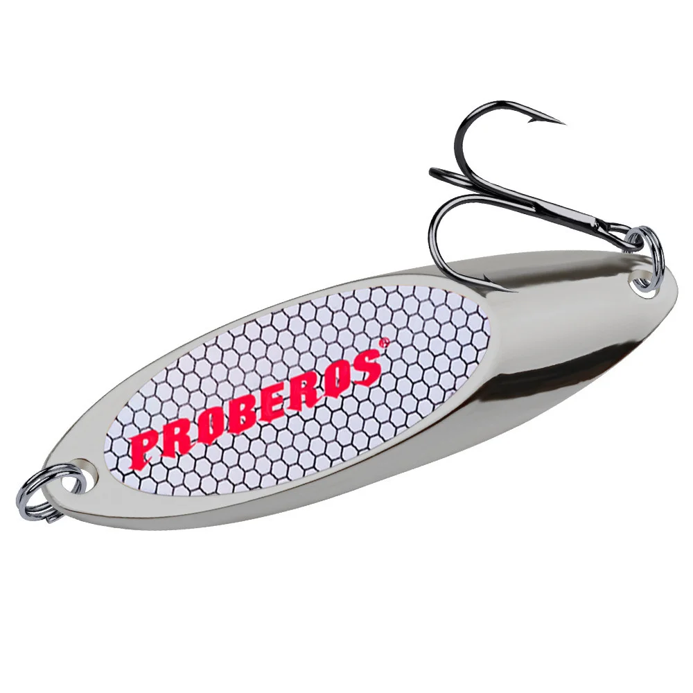 1Pcs Metal Spoon Fishing Lures 3g-60g Spinner Jig Hard Bait Wobblers Crankbait Artificial VIB ...