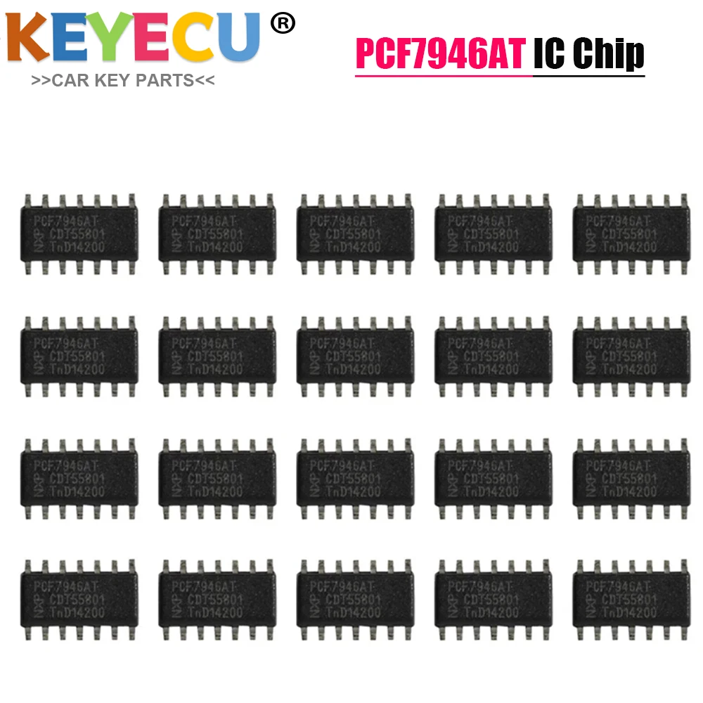 KEYECU PCF7946AT 7946 7946AT Car motherboard chip For Car KEY Repair ...