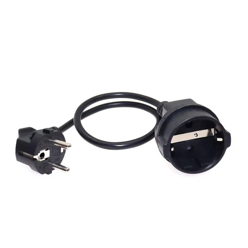 EU European Power Extension Cord,Germany Male to Female Power Extension ...