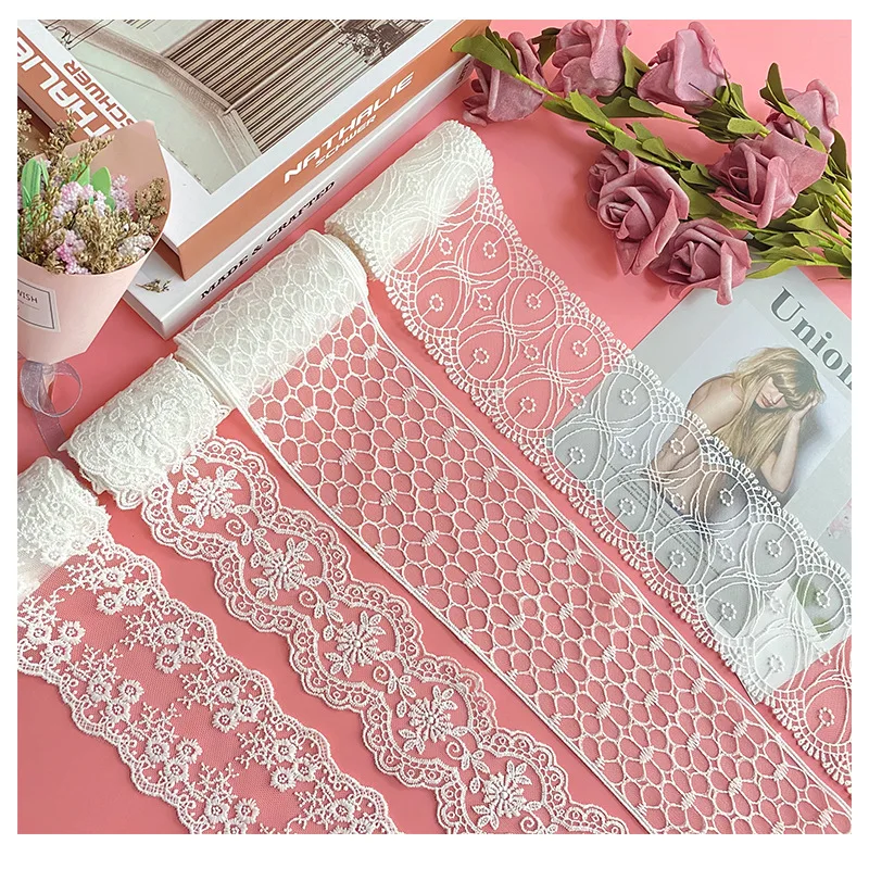 Tela-de-encaje-bordado-para-decoraci-n-de-cortinas-accesorios-solubles ...