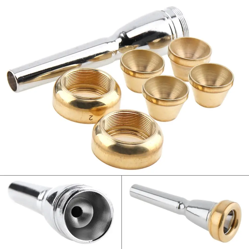 Trumpet Mouthpiece 7pcs/Lot Brass Professional Trumpet Mouth 3C 5C 7C 1 ...