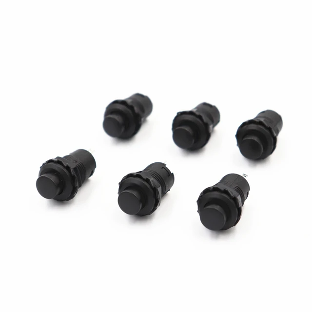 6pcs Self-Lock /Momentary Pushbutton Switches DS228 DS428 12mm OFF- ON ...