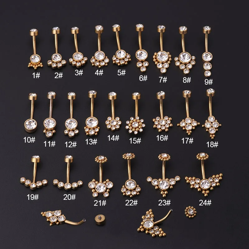 Navel Piercing Jewelry Types