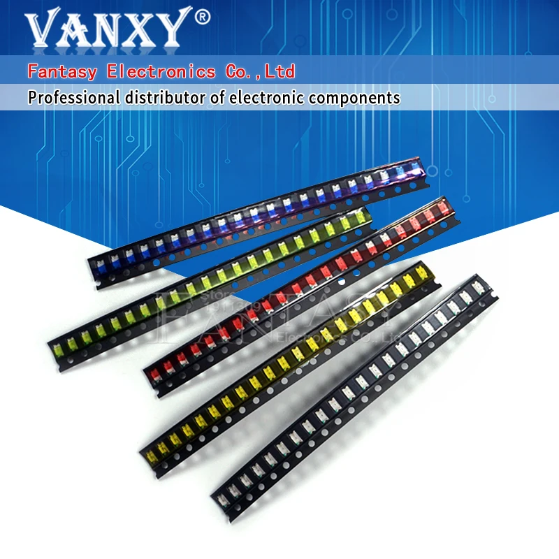 100pcs 1206 Smd Led Light Package Led Package Red White Green Blue ...