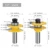 Lavie 2pcs 12mm 1/2 Shank Door Panel Cabinet Tenon Router Bit Set ...
