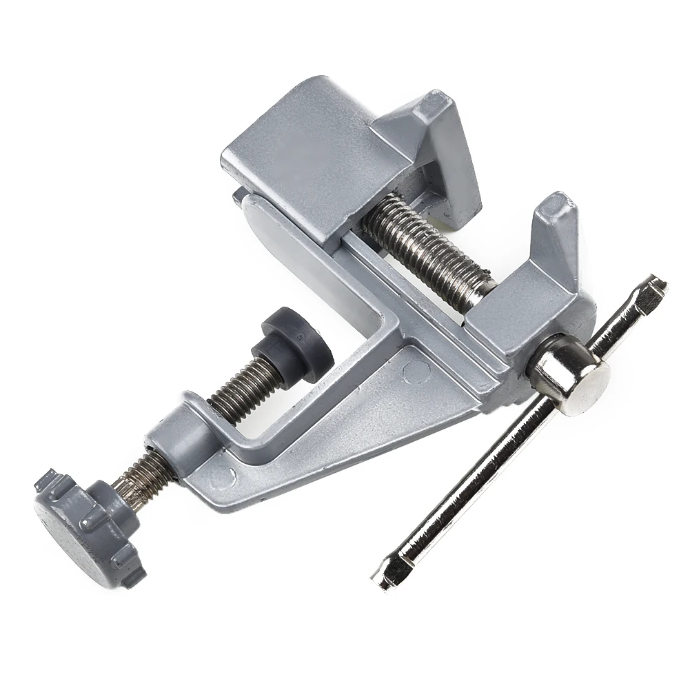 Mini Table Bench Vise Work Clamp Swivel Hobby Craft Repair Tool ...