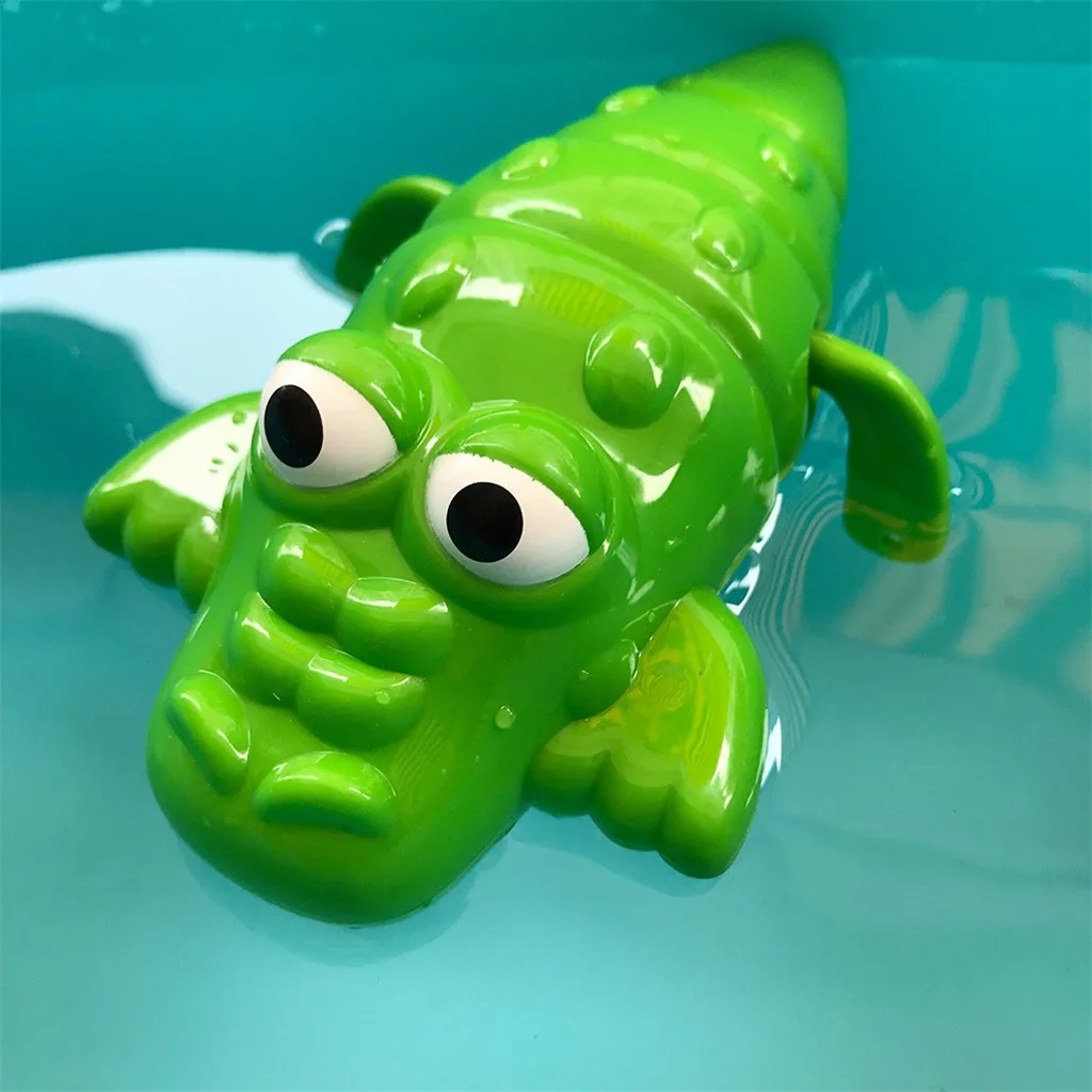 Bath Toy Wind Up Sea Animals Fish Kids Float Spray Water Squeeze ...