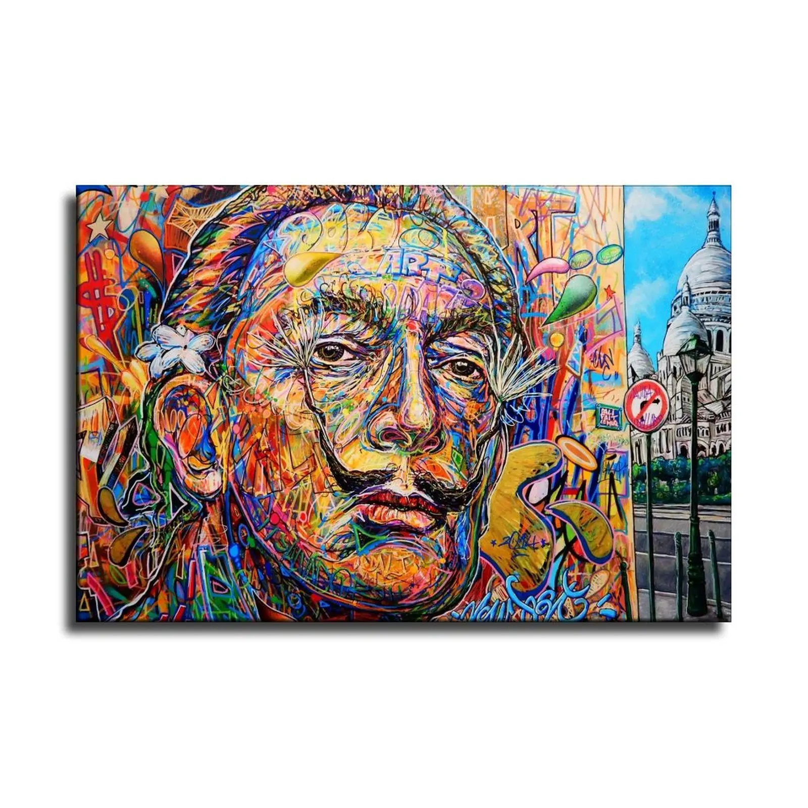 Graffiti Art Print Salvador Prints Giclée Art & Collectibles etna.com.pe