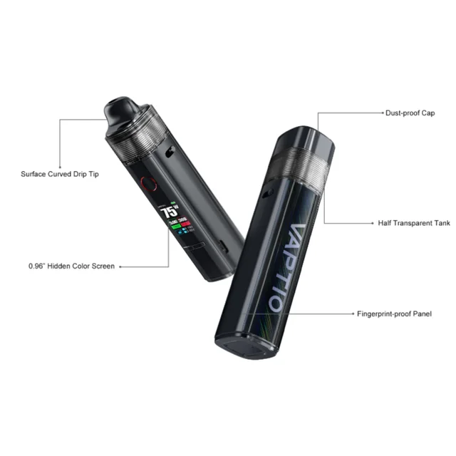 Vaptio Sonar Max vape pod kit 75W 4.5ml Vape Pen External 18650 battery ...