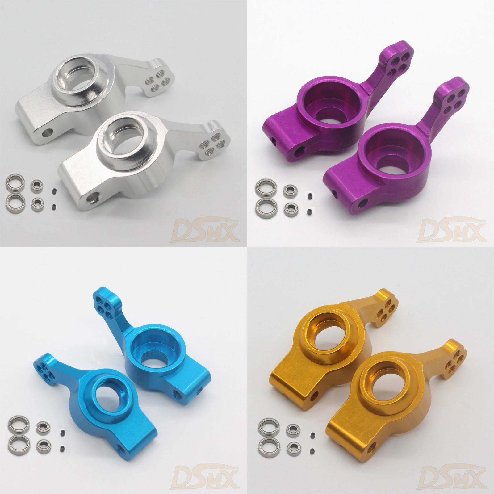 Hsp 102012 Aluminum Rear Upright (l/r) 02013 1/10 Upgrade Parts For ...