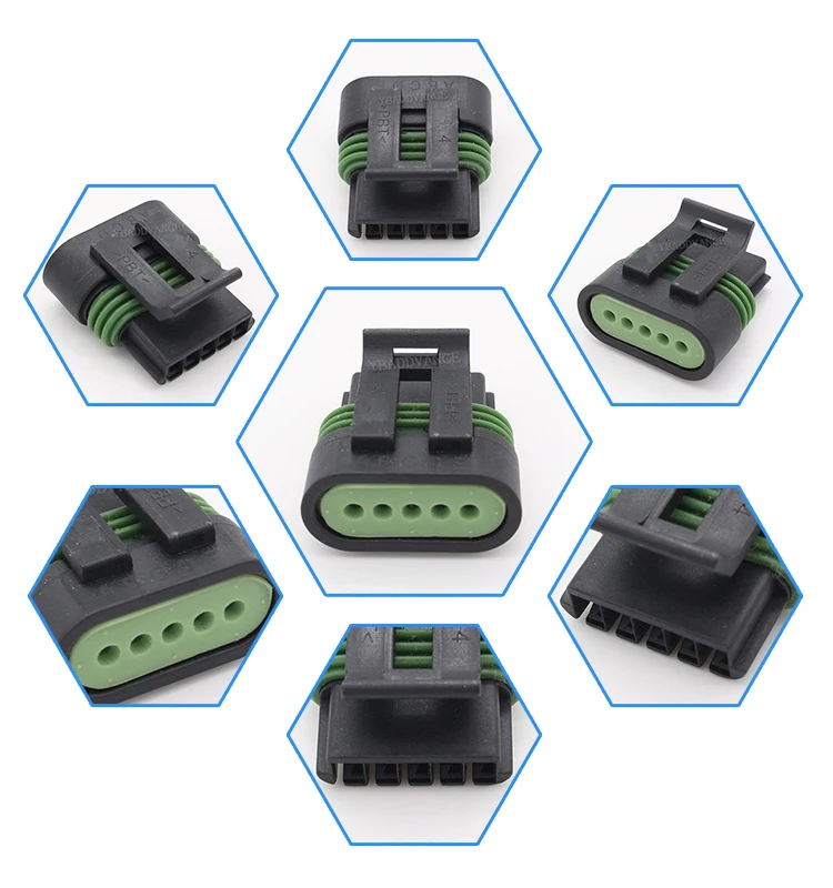 12162825 Delphi Metri-pack 150.2 5 Way Female Maf Sensor Connector For ...