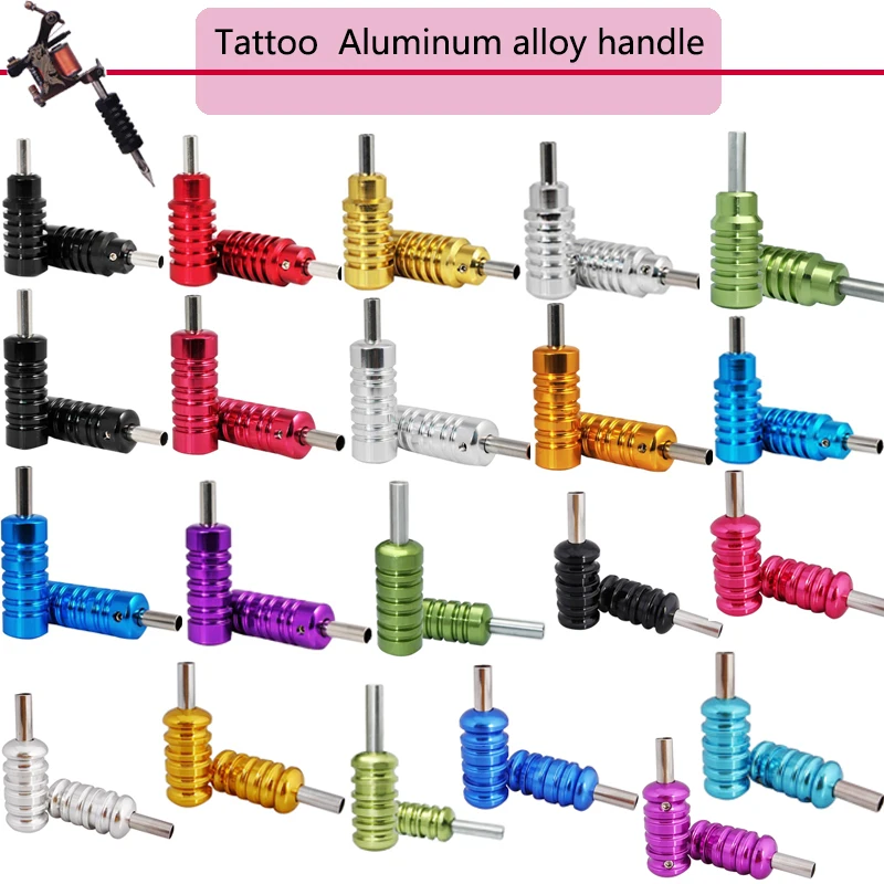 Colorful-styles-Light-Alloy-Tattoo-Grip-Tube-for-Professional-Tattoo ...