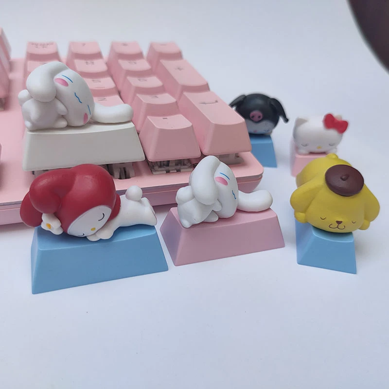 Kawaii Keycaps For Mechanical Keyboard Caps Accessories Personality ...