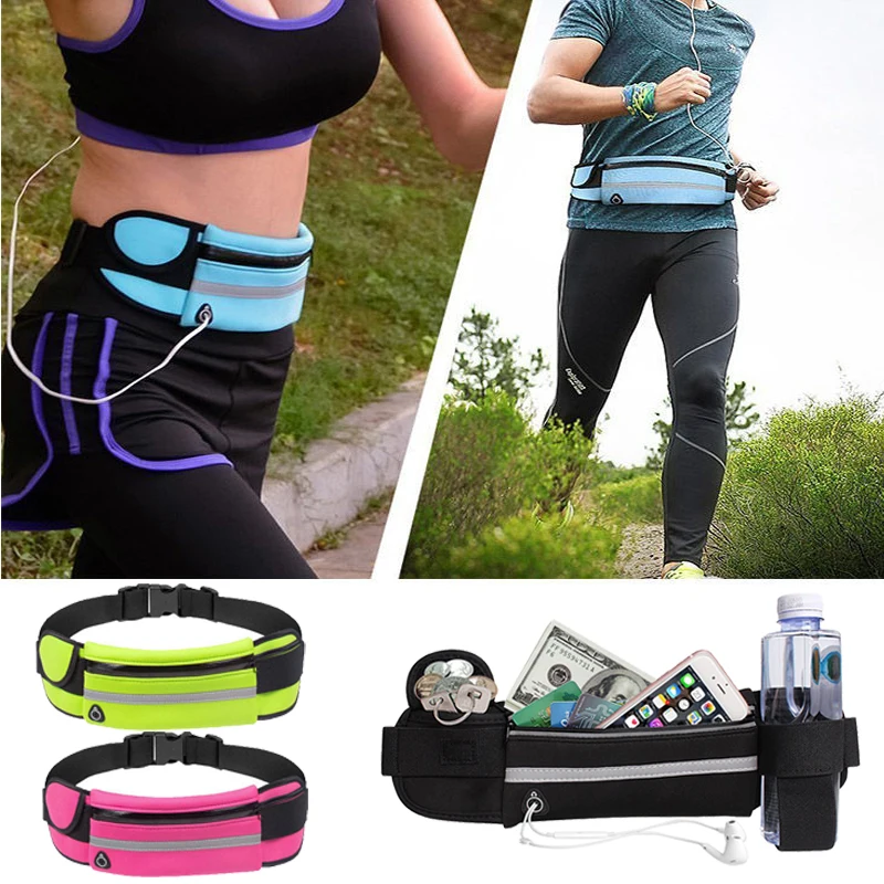 Porte Dossard Running Ceinture Sacoche Ventral Sport Sac