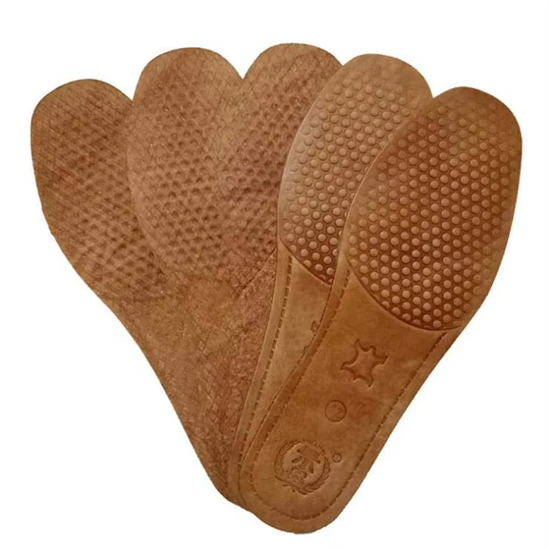 Leather Insoles For Men Business Shoes Instantly Absorb Sweat ...