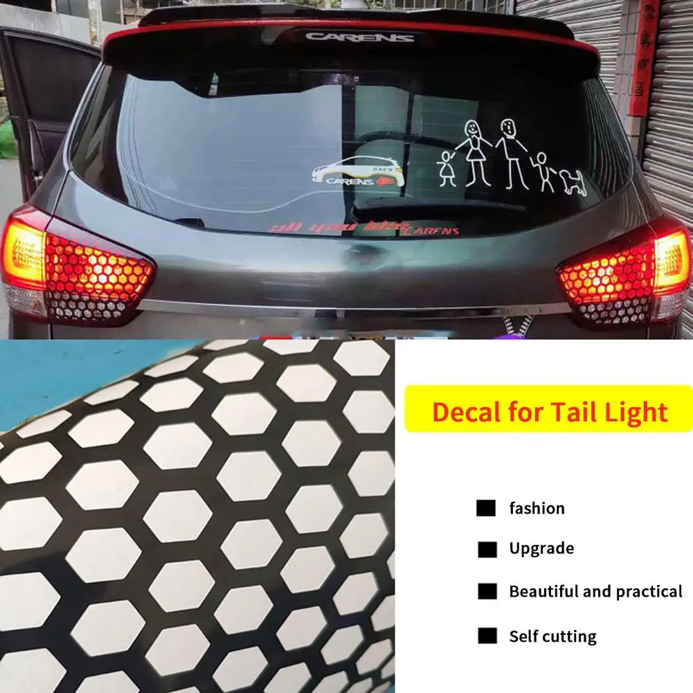 Car Rear Tail Light Lamp Decal Auto Taillight Styling Decals Automotive ...