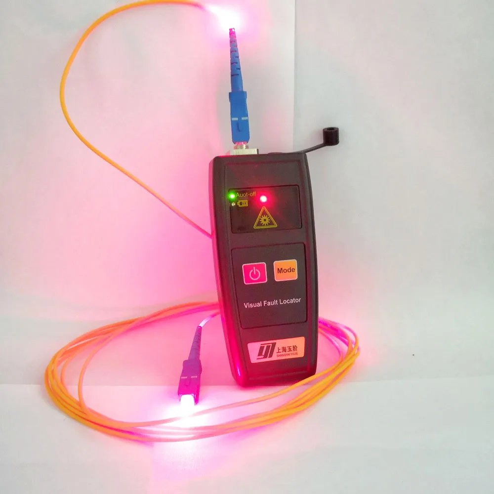 50mw Laser Fibre Optique Mini Fiber Optic Cable Red Light Tester Fiber ...
