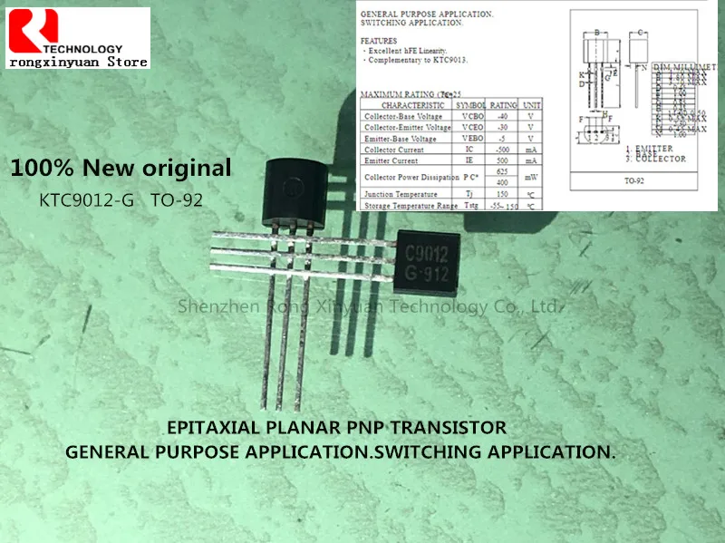 KTC9012 G KTC9012 KTC9012G C9012 9012 C9012 G KTC9012 G AT/P 2SC9012 ...
