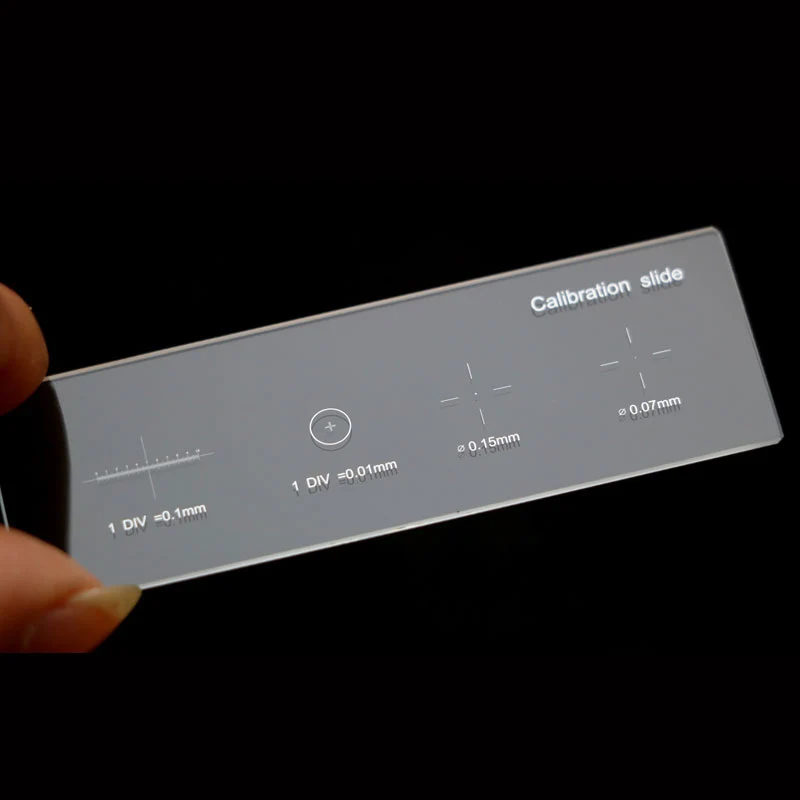 926 0.01Mm Microscope Slides Reticle Calibration Slide Ruler Cross ...