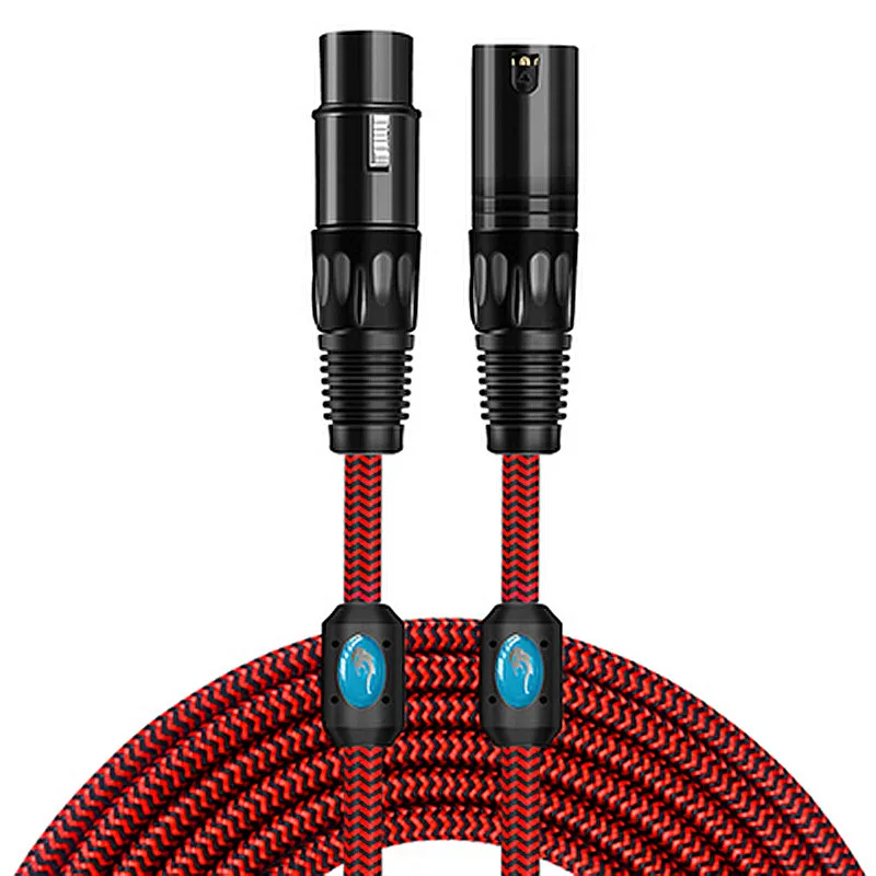 3Pin XLR Male to Female Plug Audio Extension Cable for Microphone ...