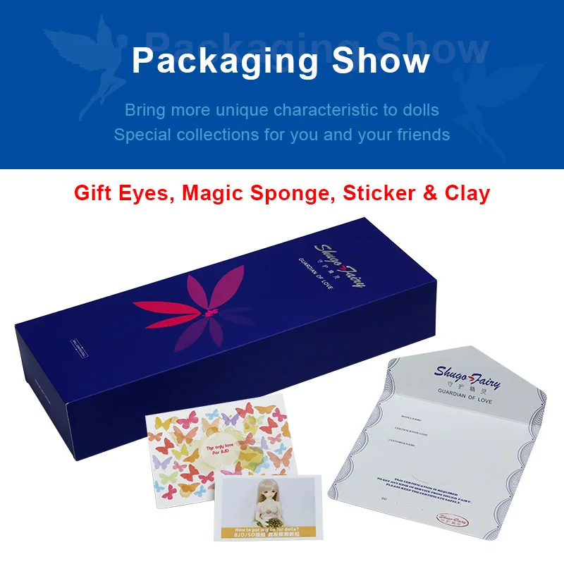 1/4 BJD Shuga Fairy Lyci Doll Anime Figure Girl Full Set Resin Toys for ...