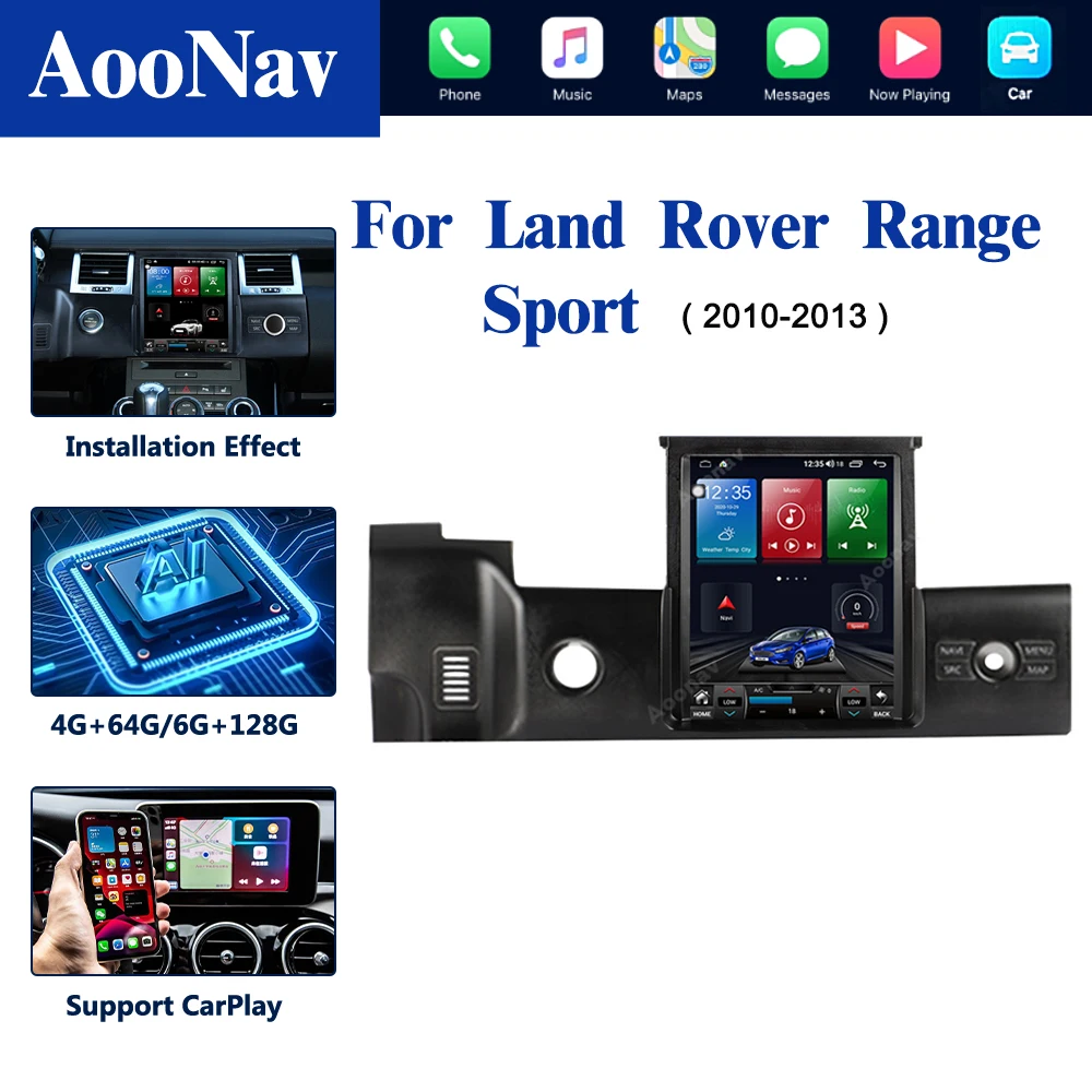 128gb Android10 Car Radio Multimedia Stereo Player For Land Rover Range ...