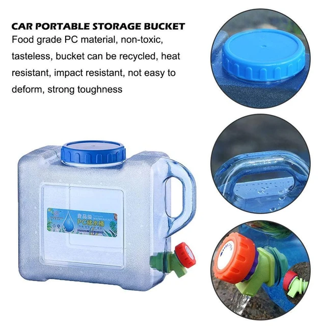 Plastic Water Containers With Tap