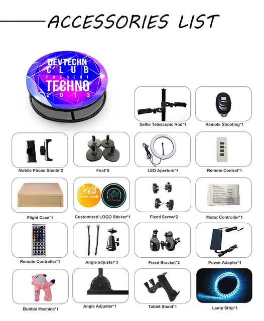 New Technology 360 Photobooth Shell Kiosk Props Machine Enclosure Video ...