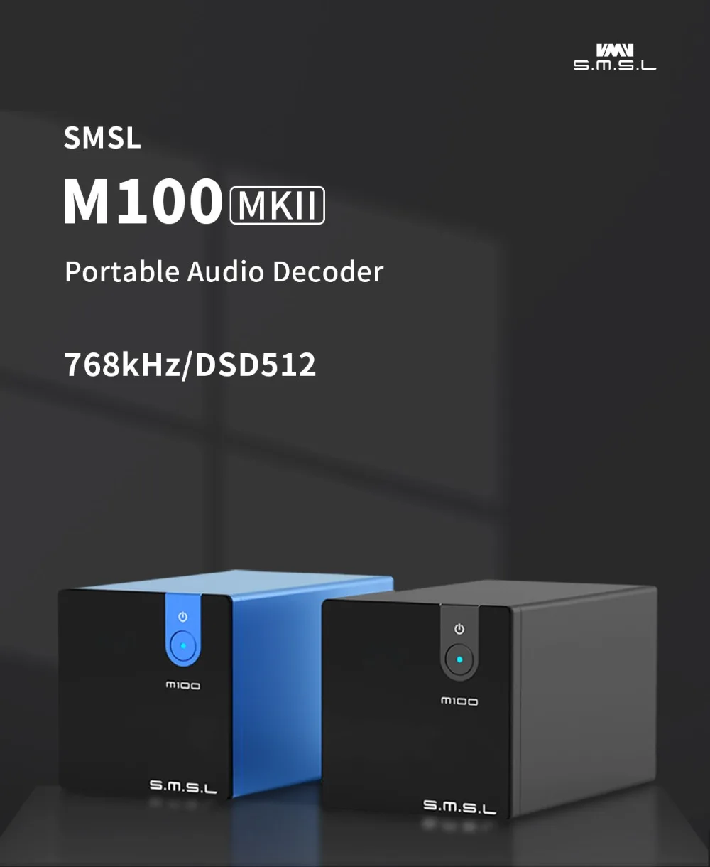 SMSL M100 MKII+SMSL SA100 Bluetooth Amplifier DAC Decoder