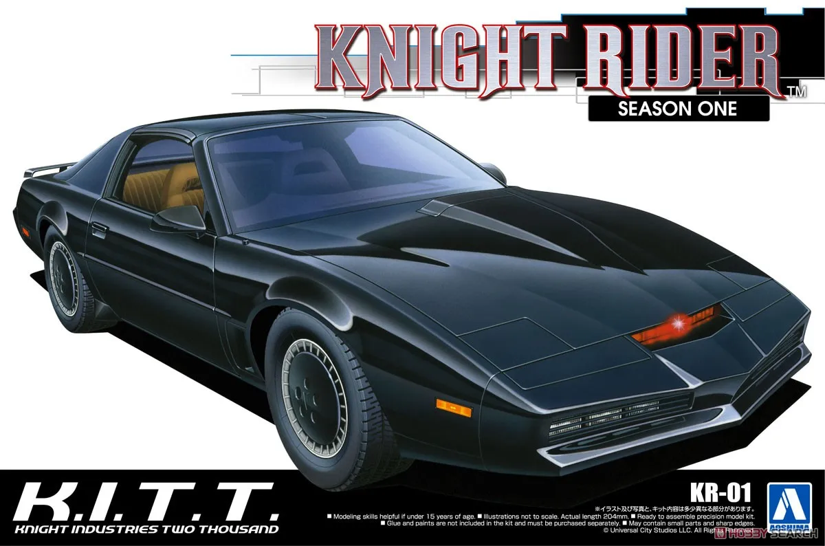 Knight Rider Car Model Kit | Plastic Assembly Kit | Plastic Knight ...