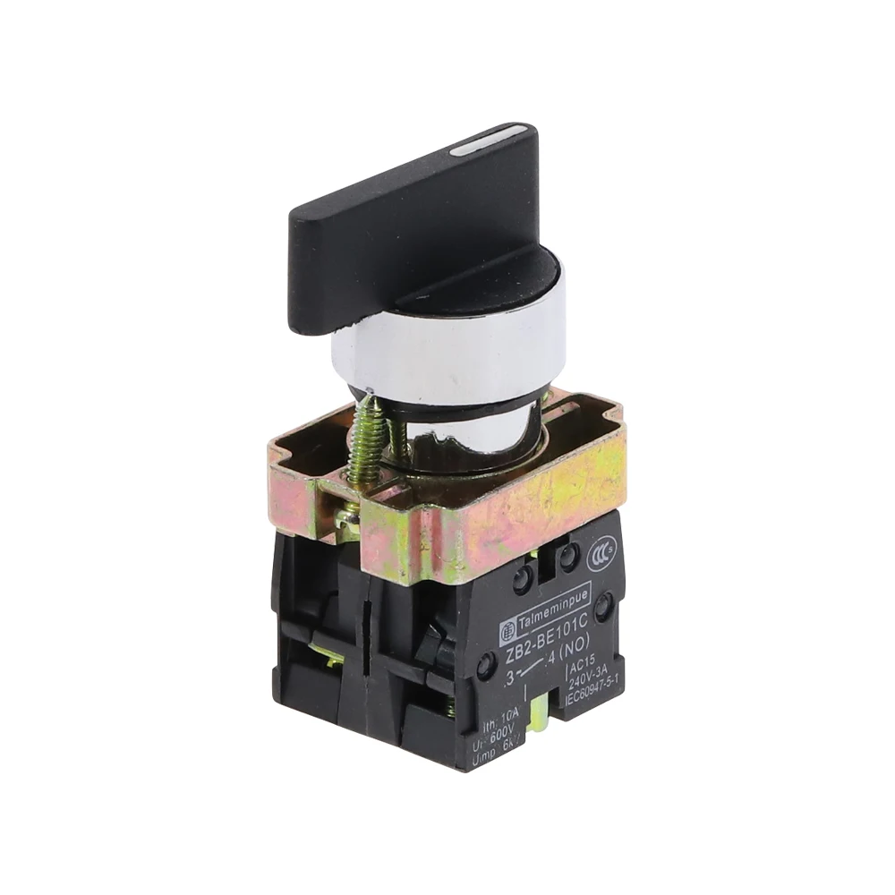 Interruptor Selector de selección, 2 posiciones, 1 NO 1NC, XB2 BD25C ...