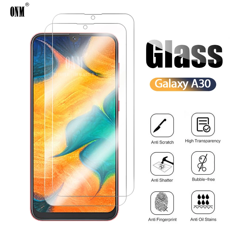 2pcs A30 Tempered Glass For Samsung Galaxy A30 Screen Protector For ...