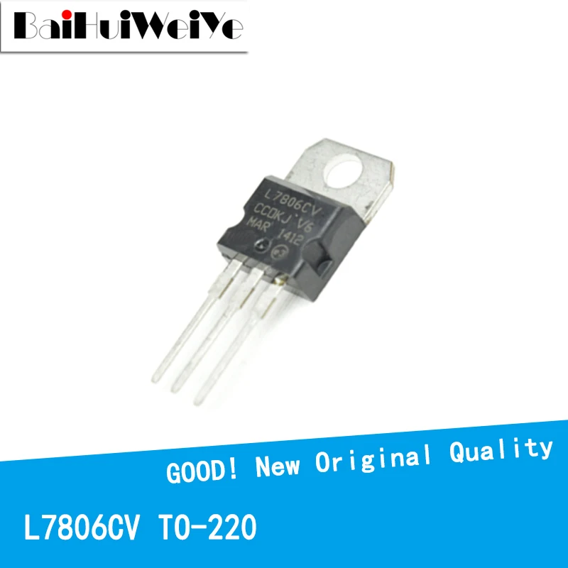 10PCS-LOT-L7806-L7806C-L7806CV-1-5A-6V-TO-220-New-and-Original-IC ...