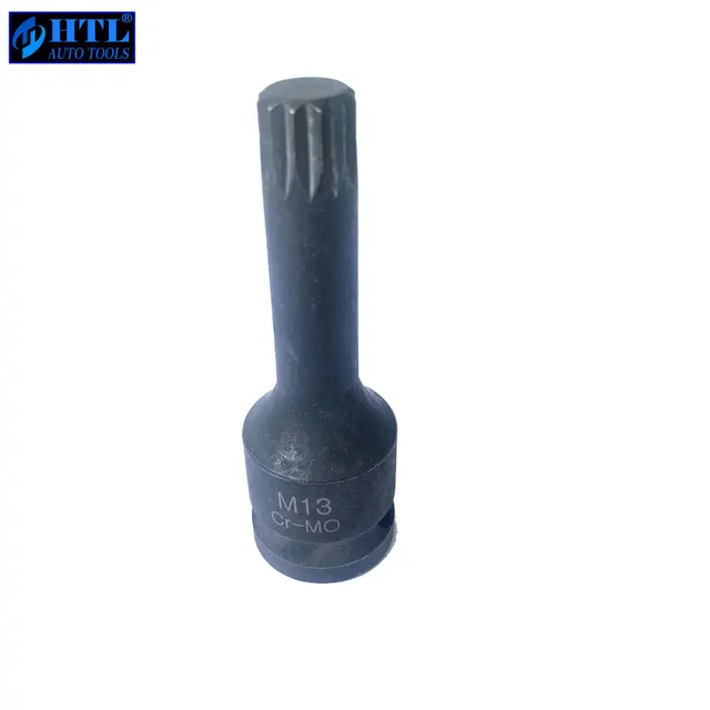 (1PC) 1/2" DR.Impact Spline Bit Socket Set M13 M14 M15 M16 M18 78mm length