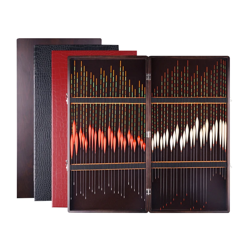 1 Piece Fishing Floats Sample Display Box Paulownia Wood Water ...