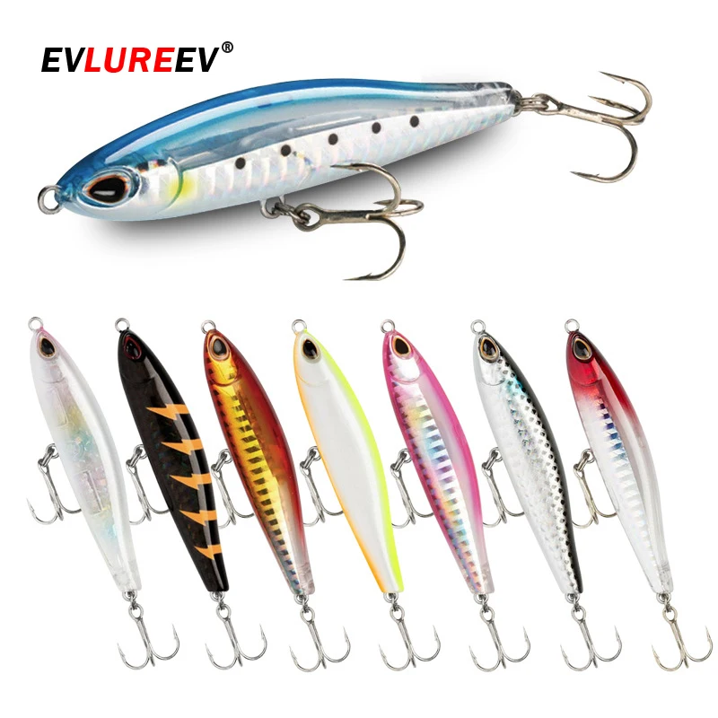 Lures Fishing Saltwater | Fishing Tackle Lures | Sinking Pencil Lure ...