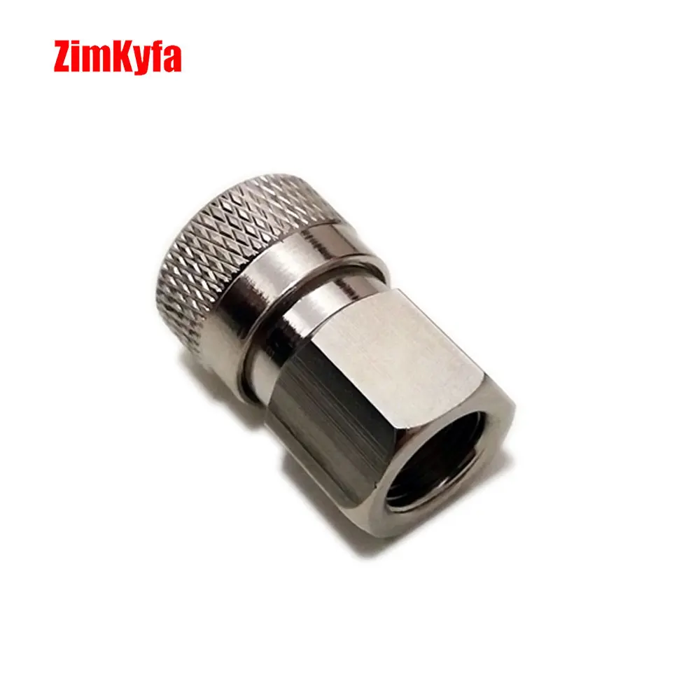 Quick Disconnect Tube Fitting Straight Adapter with Auto Shut-Off 1/8 ...