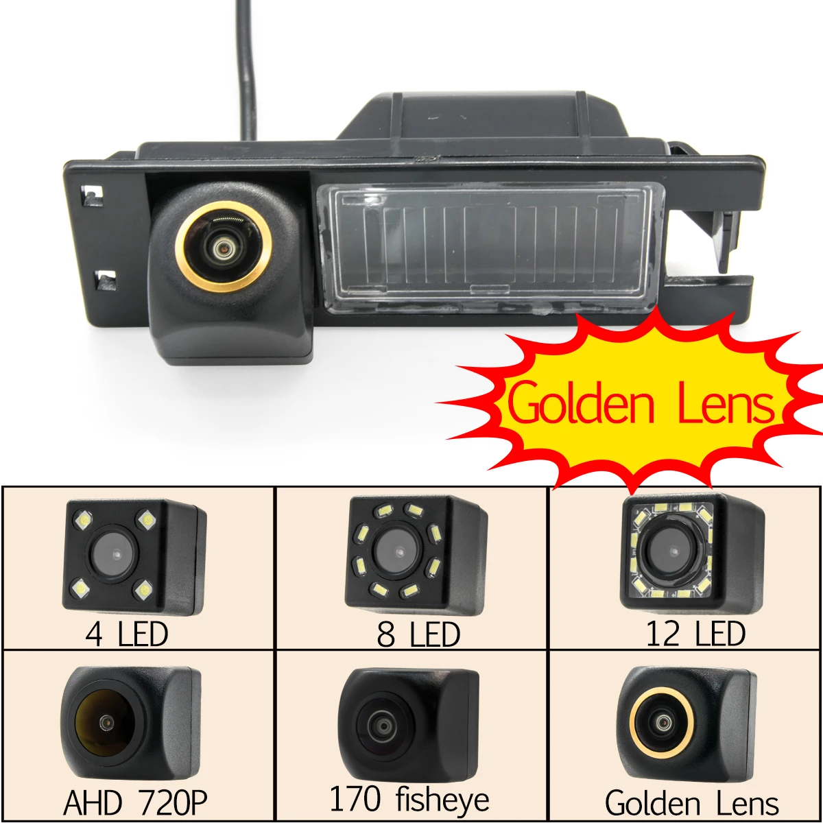 Fisheye Starlight 720P Car Parking Rear view Camera For Opel Astra H K ...