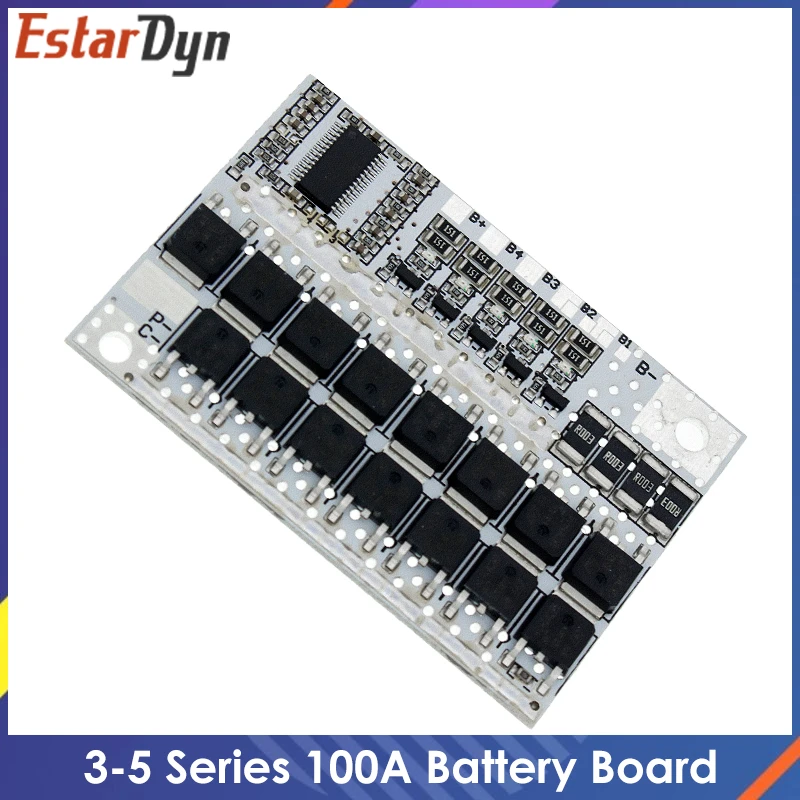 5S 100A 18V/ 21V Lithium Battery BMS Li-ion LMO Ternary Protection Circuit Board Business ...