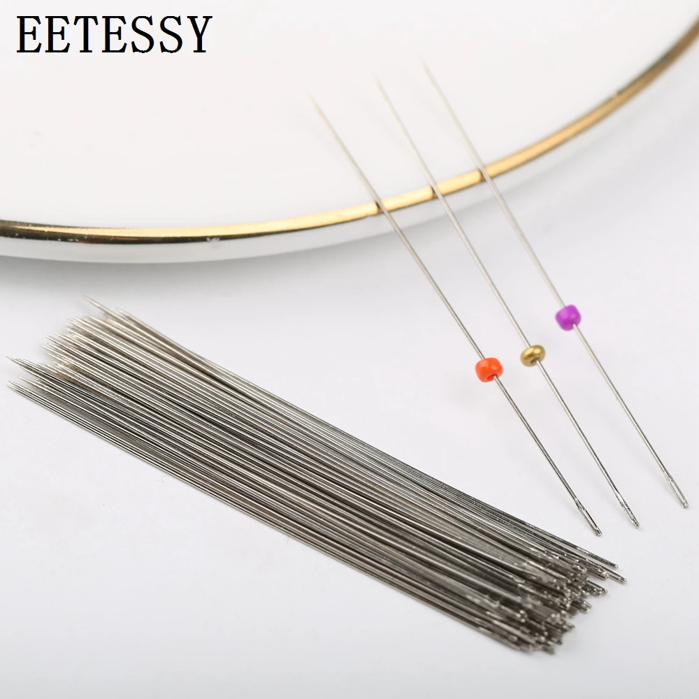 50pcs-lot-Various-Lengths-Of-Metal-Beading-Needles-For-Jewelry-Making ...